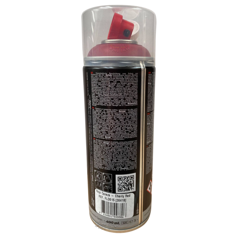 FullDip® 400 ml Aerosol - Solid matte CHERRY RED (fld015)