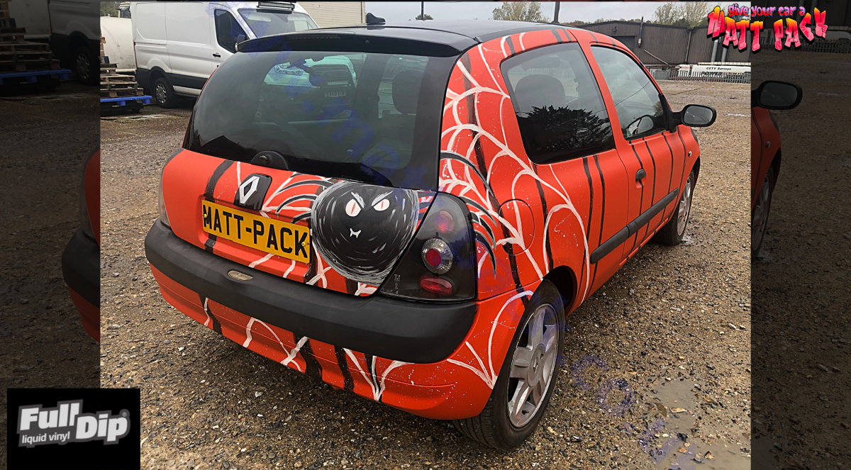 Matt-Pack - Check out our work | CLIO HALLOWEEN PUMPKIN, SPIDER PATTERN ...