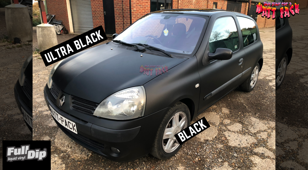 Matt-Pack - Ultra Black VS Black | FullDip® | Comparison